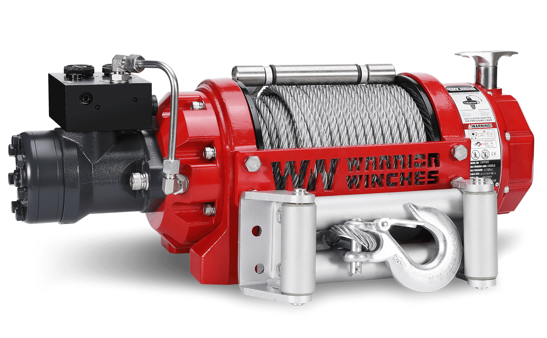Warrior RV8000 3.6 Tonne Hydraulic Winch | Warrior Winches