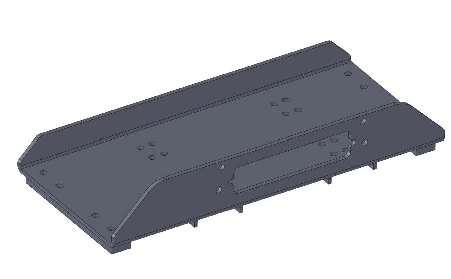Winch Mounting Plate for EN 8000 Long Drum Winches | Warrior Winches