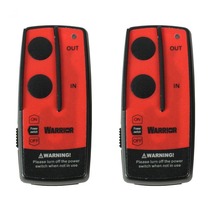 Dual Voltage 12v and 24v Wireless Winch Control Twin Pack | Warrior Winches